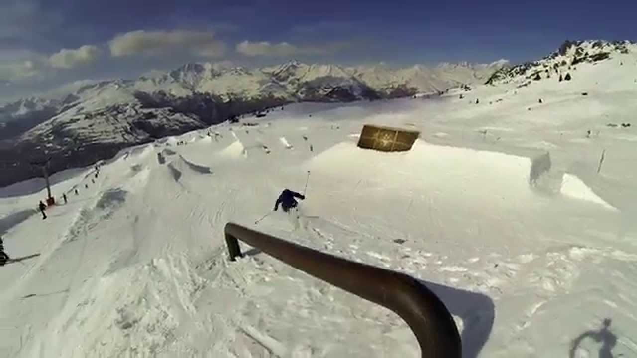 Ski freestyle Session Park #1 - YouTube