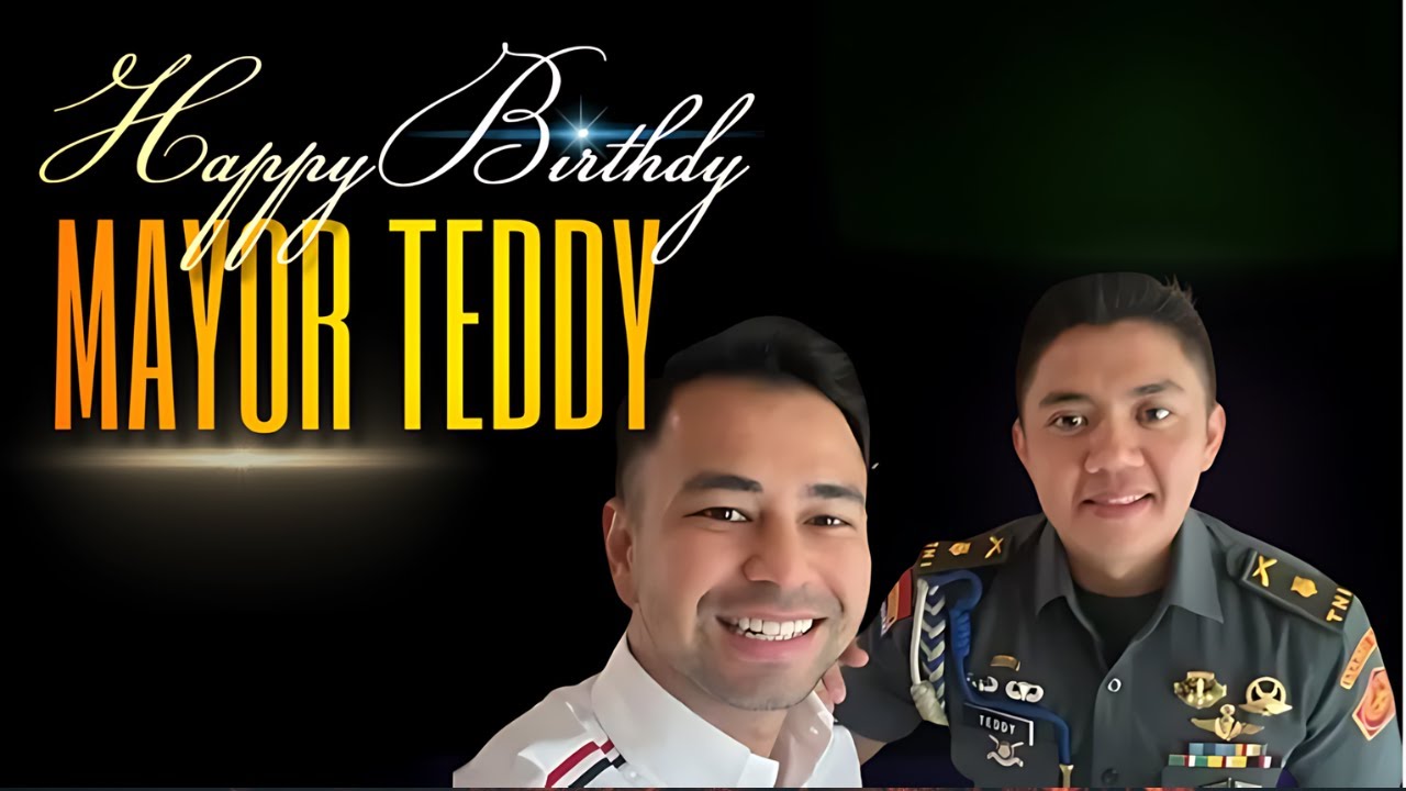 MAYOR TEDDY ULANG TAHUN YANG KE 35TH TANGGAL 14 APRIL KEMARIN - YouTube