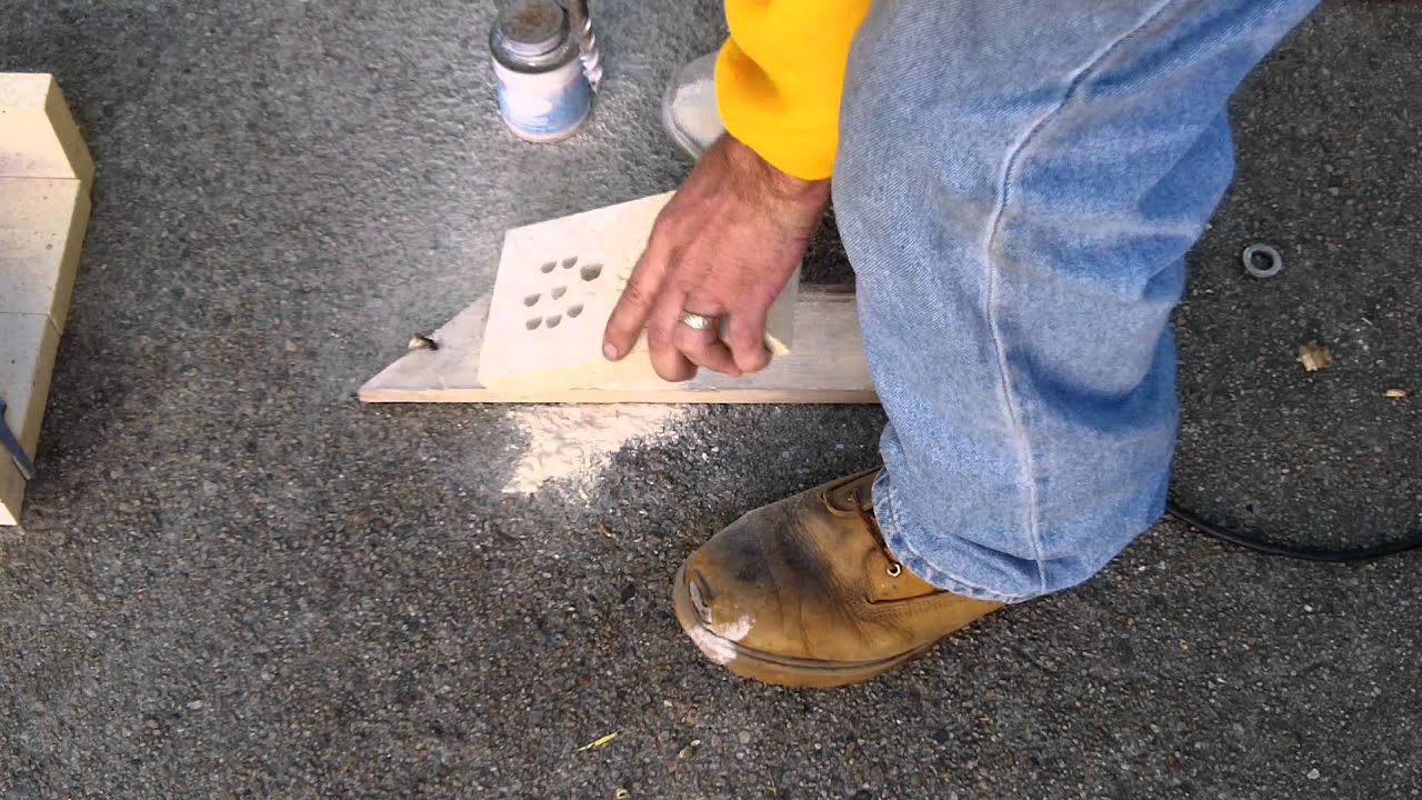 How to drill firebrick - YouTube