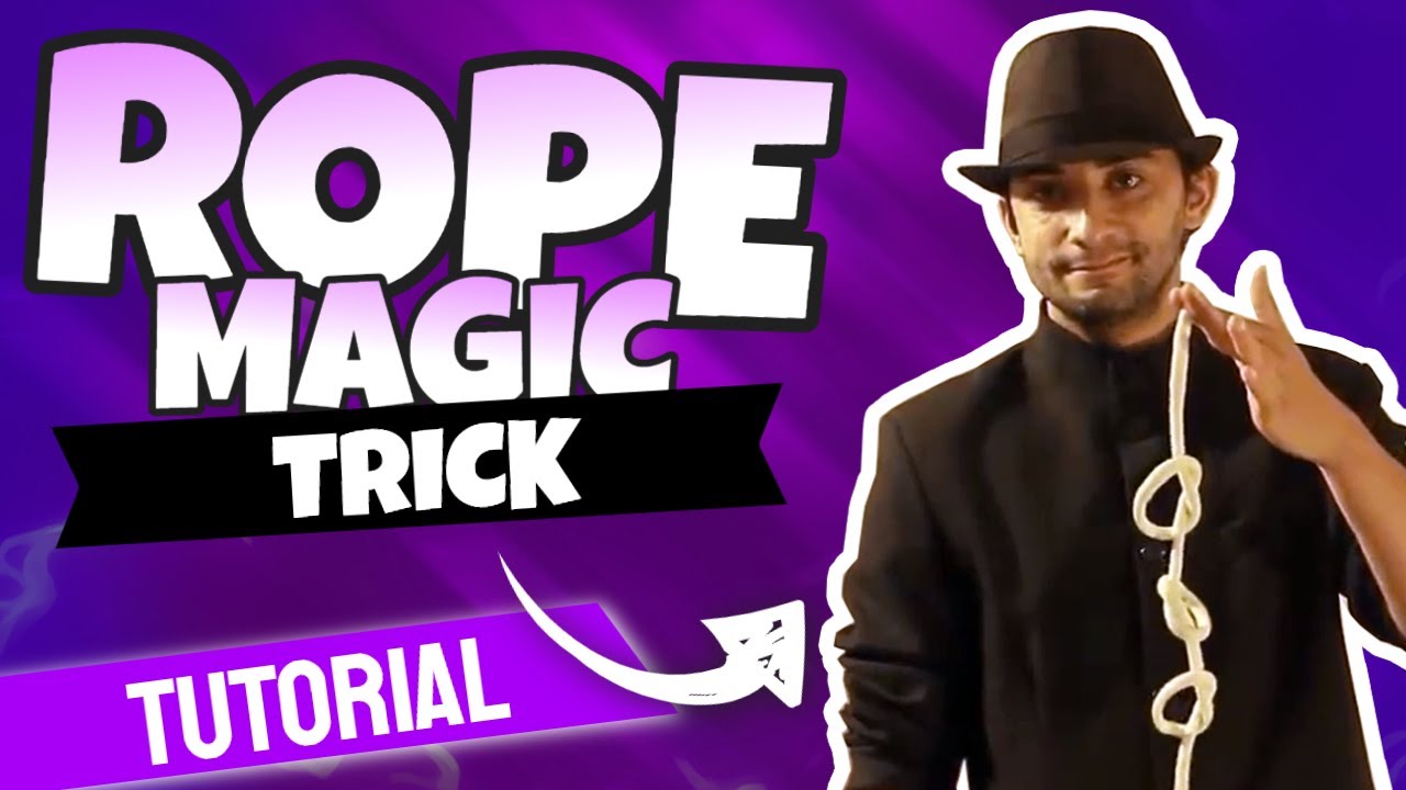 Easy Rope Magic Trick Revealed (Rope Through Neck Tutorial) - YouTube