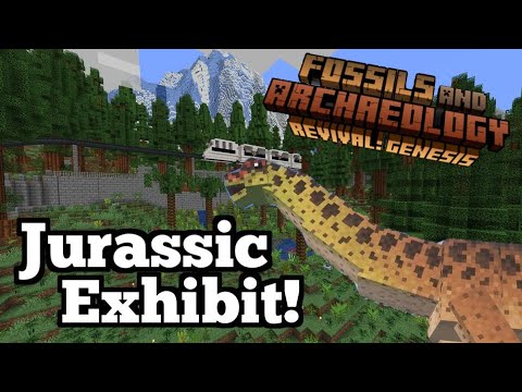 Sauropods in Minecraft! Jurassic Park Build | Fossils and Archeology ...