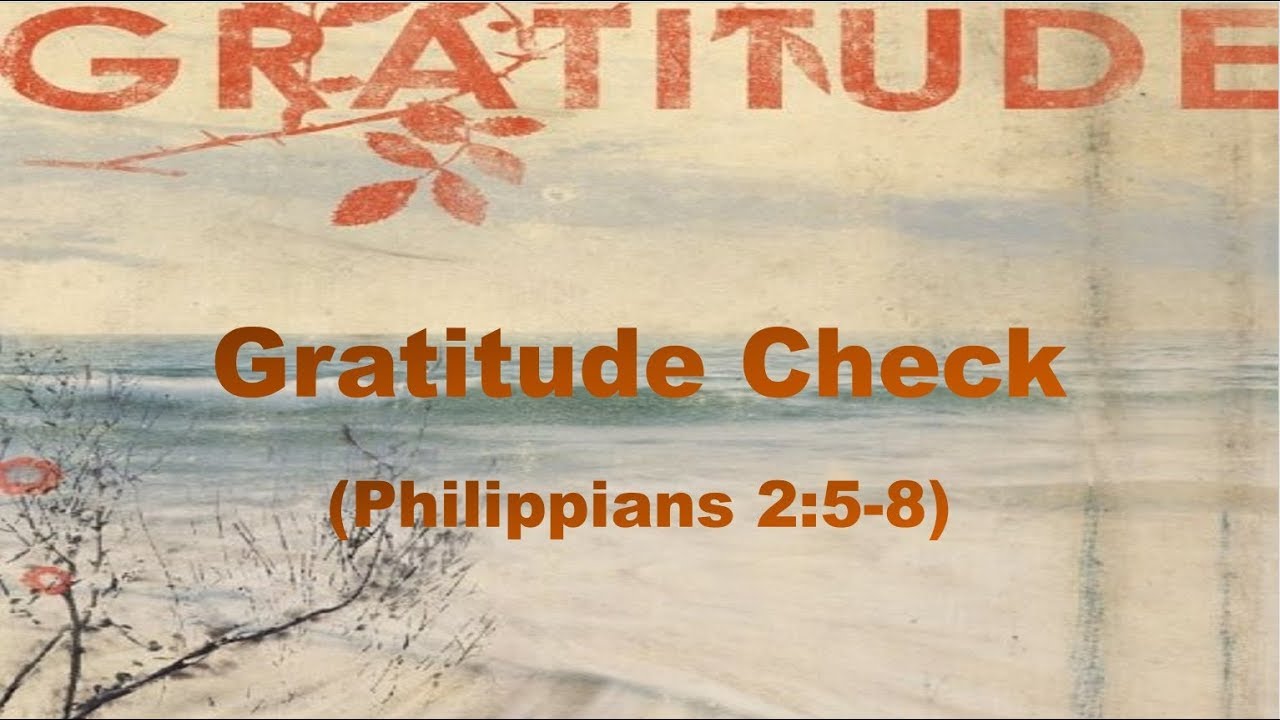Gratitude Check - YouTube