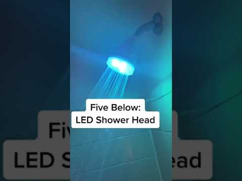 Five Below LED Shower Head - YouTube