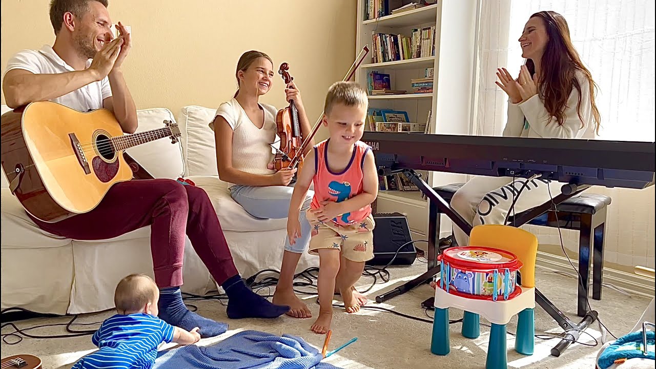 Kids Jam with Parents - The Protsenko Family - YouTube