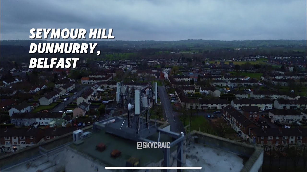 Aerial View of Seymour Hill, Dunmurry, Belfast. 4K Drone Footage - YouTube