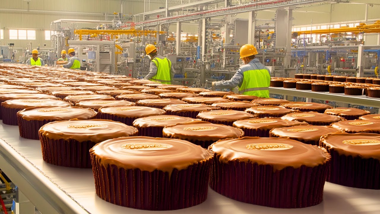 How Reese's Peanut Butter Cups Are Made | Inside The Factory - YouTube