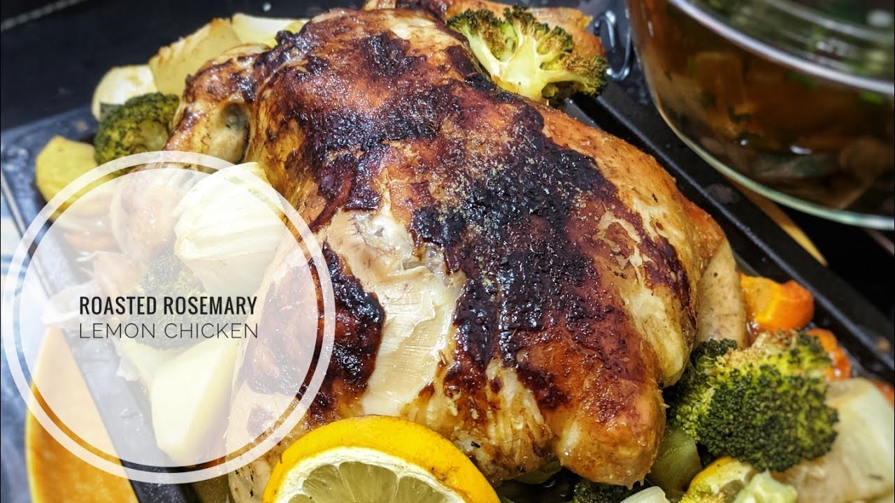 Resepi Ayam Roasted Rosemary Lemon ||Confirm Sedap - YouTube