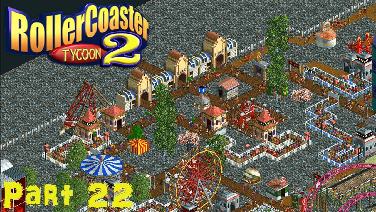 Roller Coaster Tycoon 2 Walkthrough Part 22 (Factory Capers) - YouTube