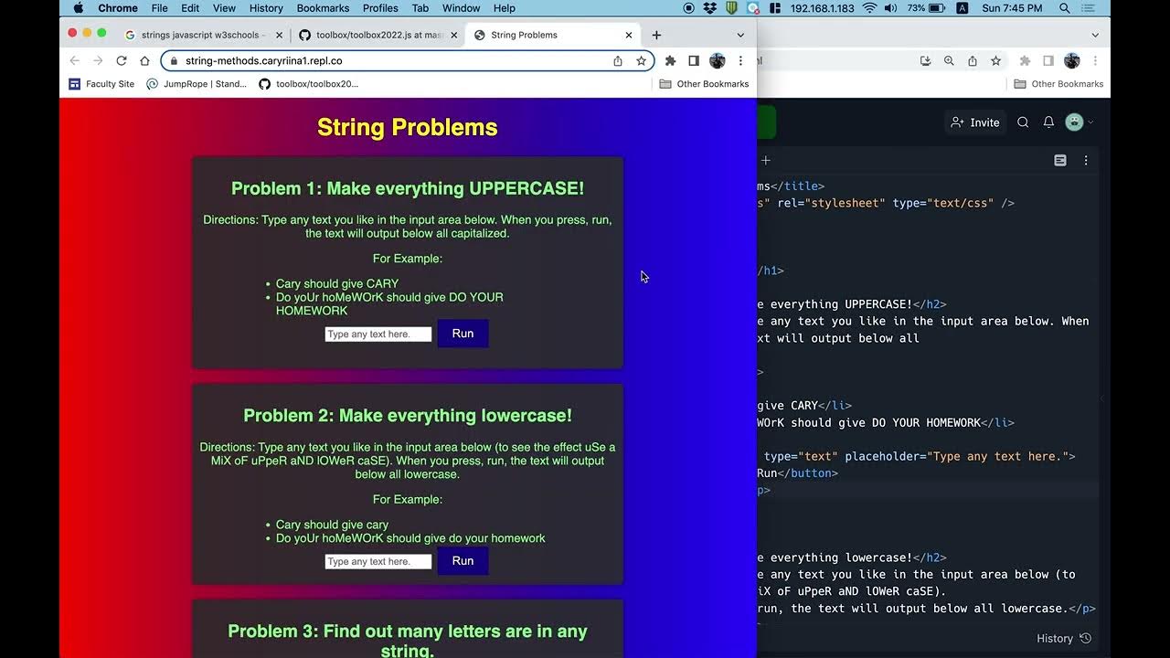 AP CSP - String Problems - YouTube