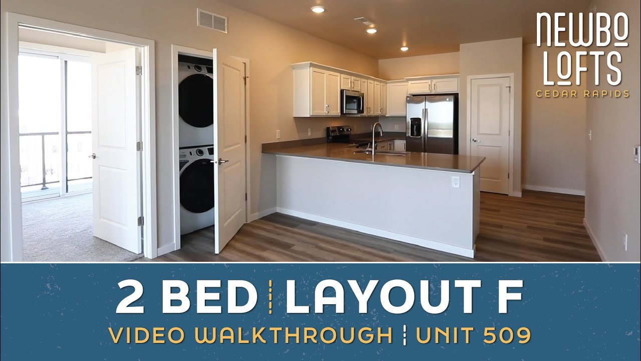 NewBo Lofts | 2 Bed Layout F | Video Walkthrough | Unit 509 - YouTube