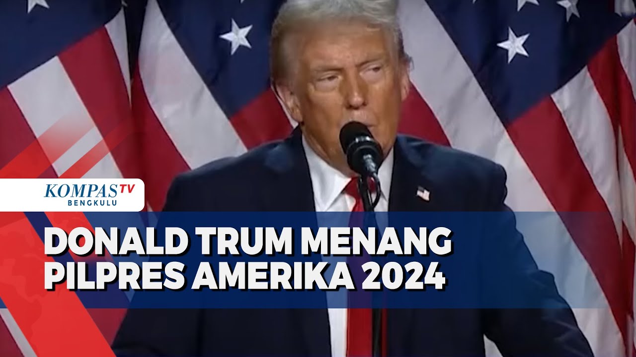 Donald Trump Menang Pilpres Amerika 2024, Raih Lebih dari 270 Suara ...