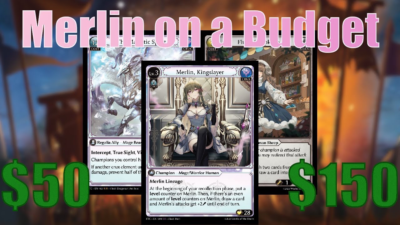 Merlin on 2 budgets | Grand Archive TCG - YouTube