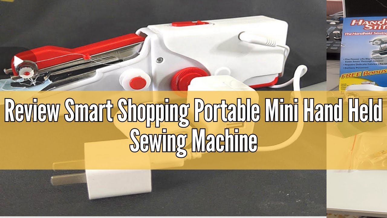 Review Smart Shopping Portable Mini Hand Held Sewing Machine Handy ...