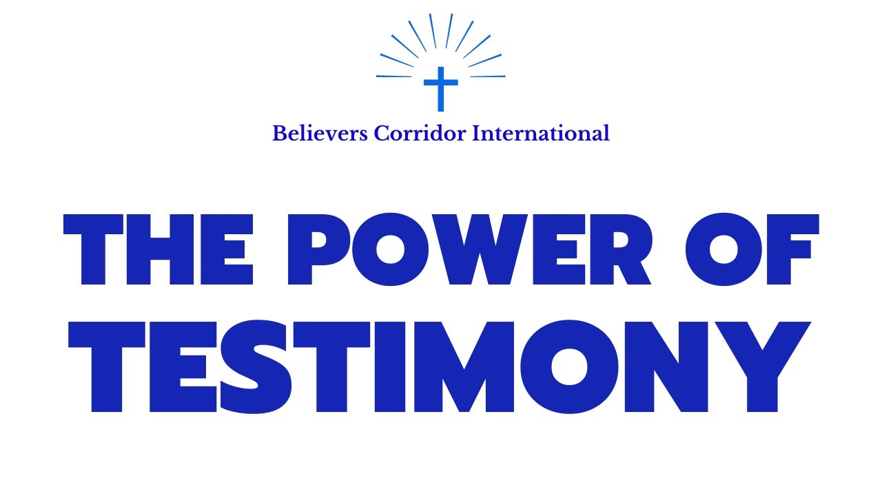 The Power of Testimony - YouTube