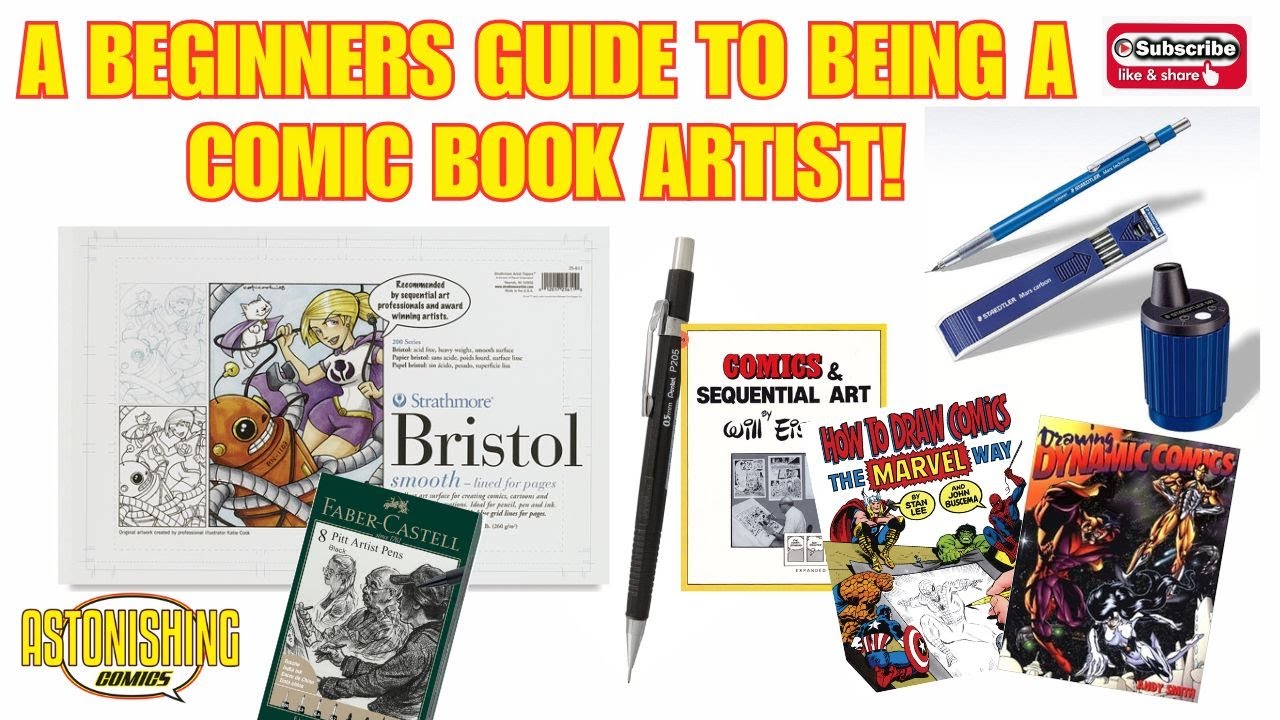 How to Become a Comic Book Artist: Essential Tools, Books, and Programs ...
