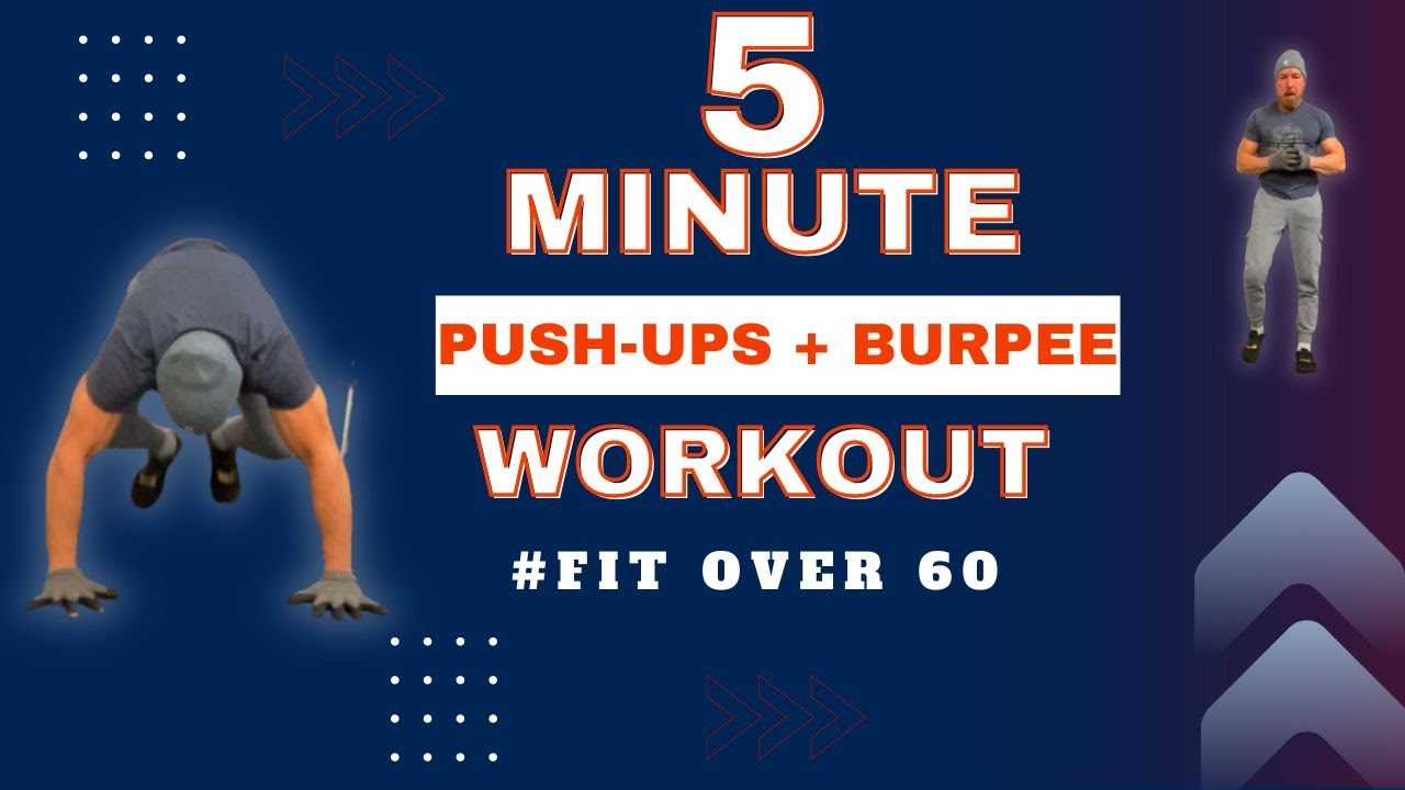 5 Minute Workout Push-Ups Burpee Challenge - YouTube