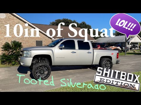 Silverado Gets Squatted Big Time!! | 10in🙀 - YouTube