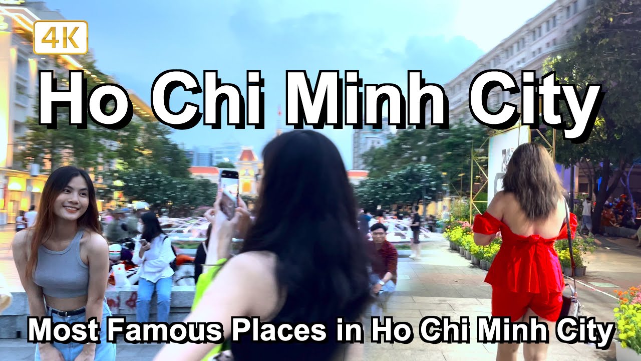 Ho Chi Minh Vietnam, Walk Around The Most Famous Places! 🇻🇳 4K City Walking Tour With Captions ...