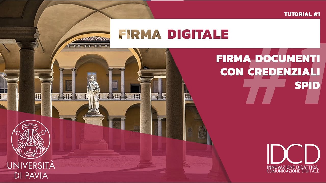 Firma Digitale - Tutorial #1 - Firma documenti con credenziali Spid ...