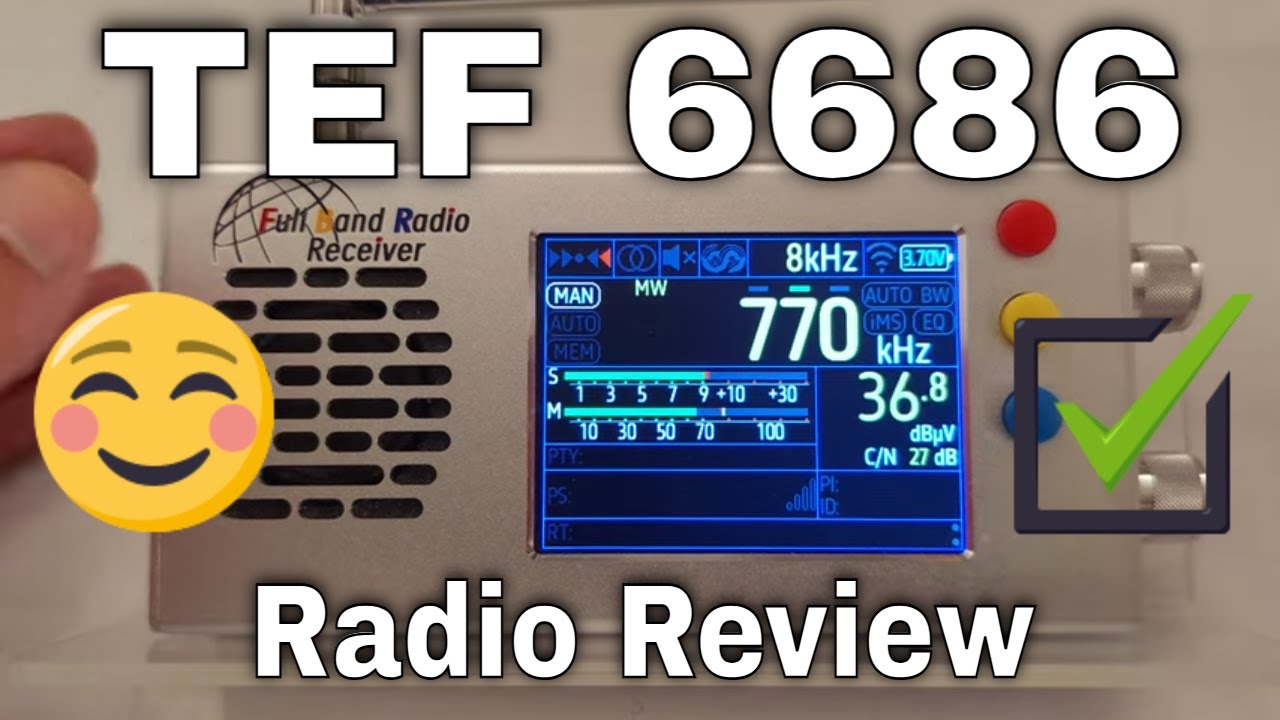 Review of the TEF 6686 LW/MW/SW/FM Stereo RDS Portable Radio - YouTube
