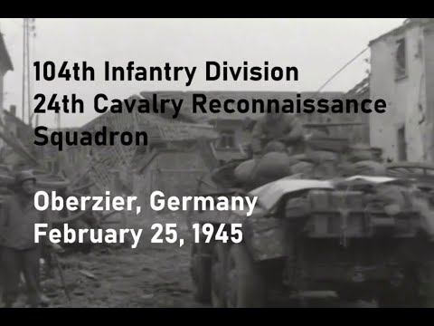 104th Infantry Division and 24th Cavalry Squadron at Oberzier (Düren ...