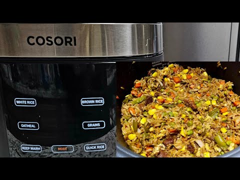 COSORI 18-Function Rice Cooker with Stainless Steel Steamer, Sauté ...