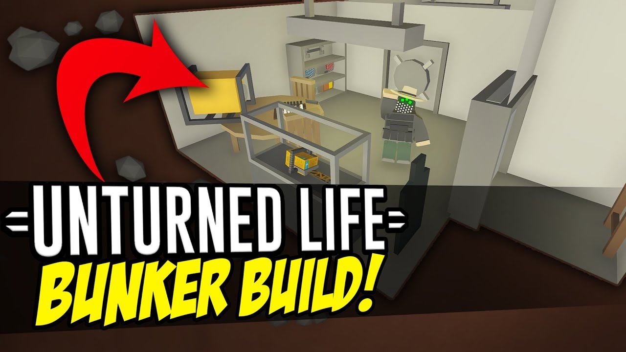 BUNKER BASE BUILD - Unturned Life Roleplay #155 - YouTube