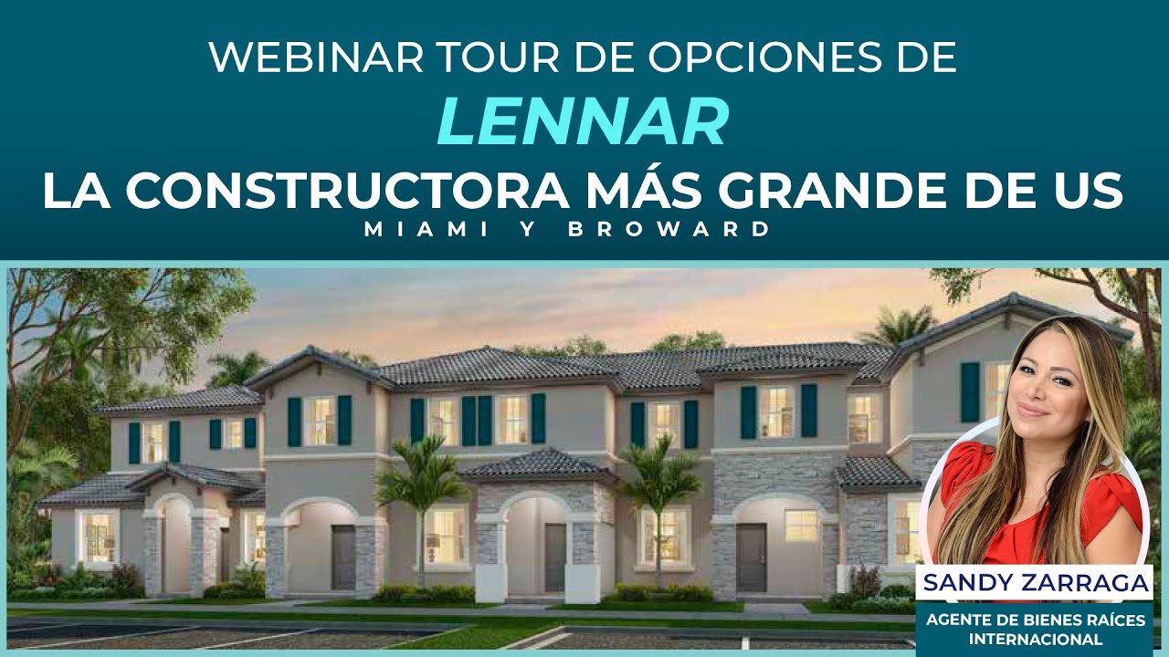 TOUR DE LAS MEJORES PROPIEDADES DE LENNAR EN MIAMI Y BROWARD! - YouTube
