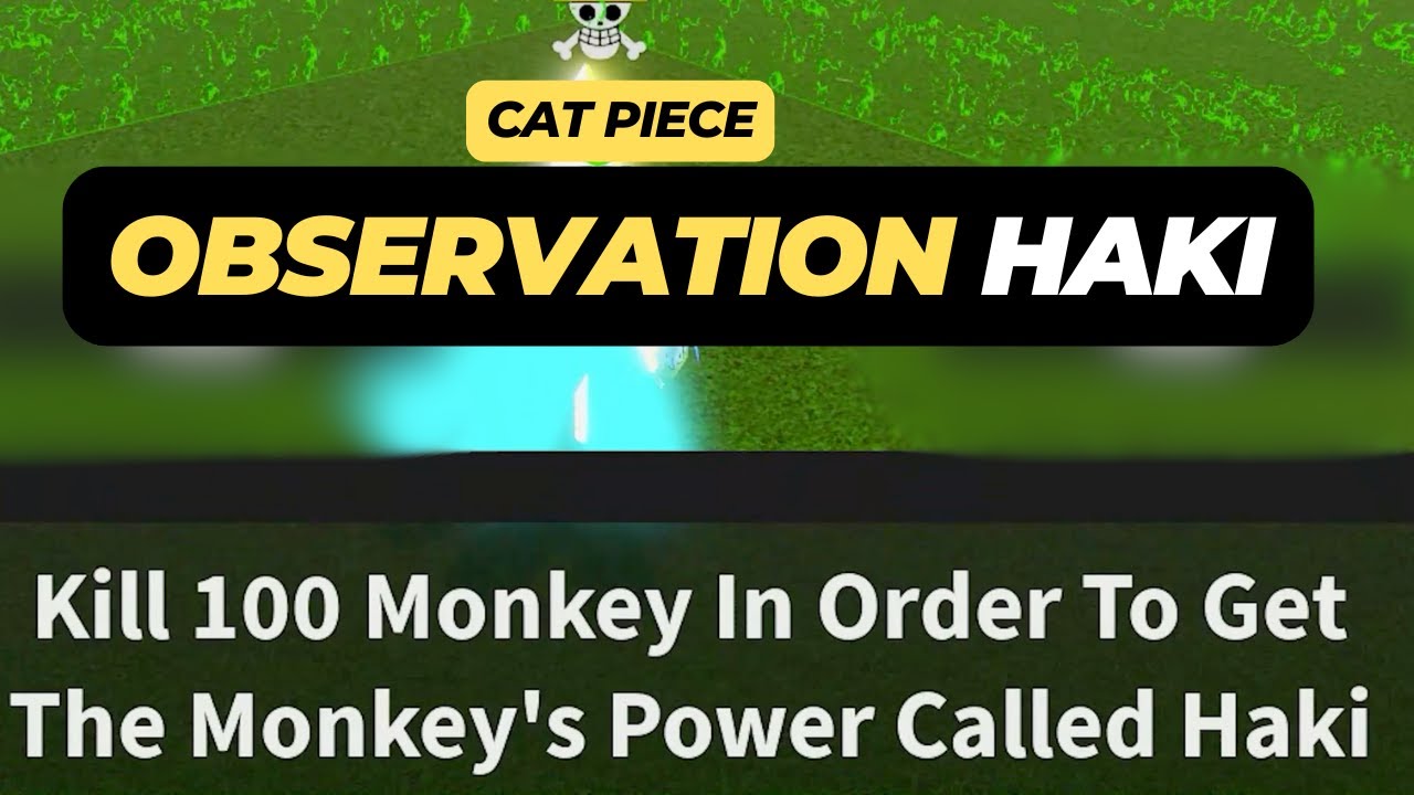 How to Get Observation Haki in Roblox Cat Piece - YouTube