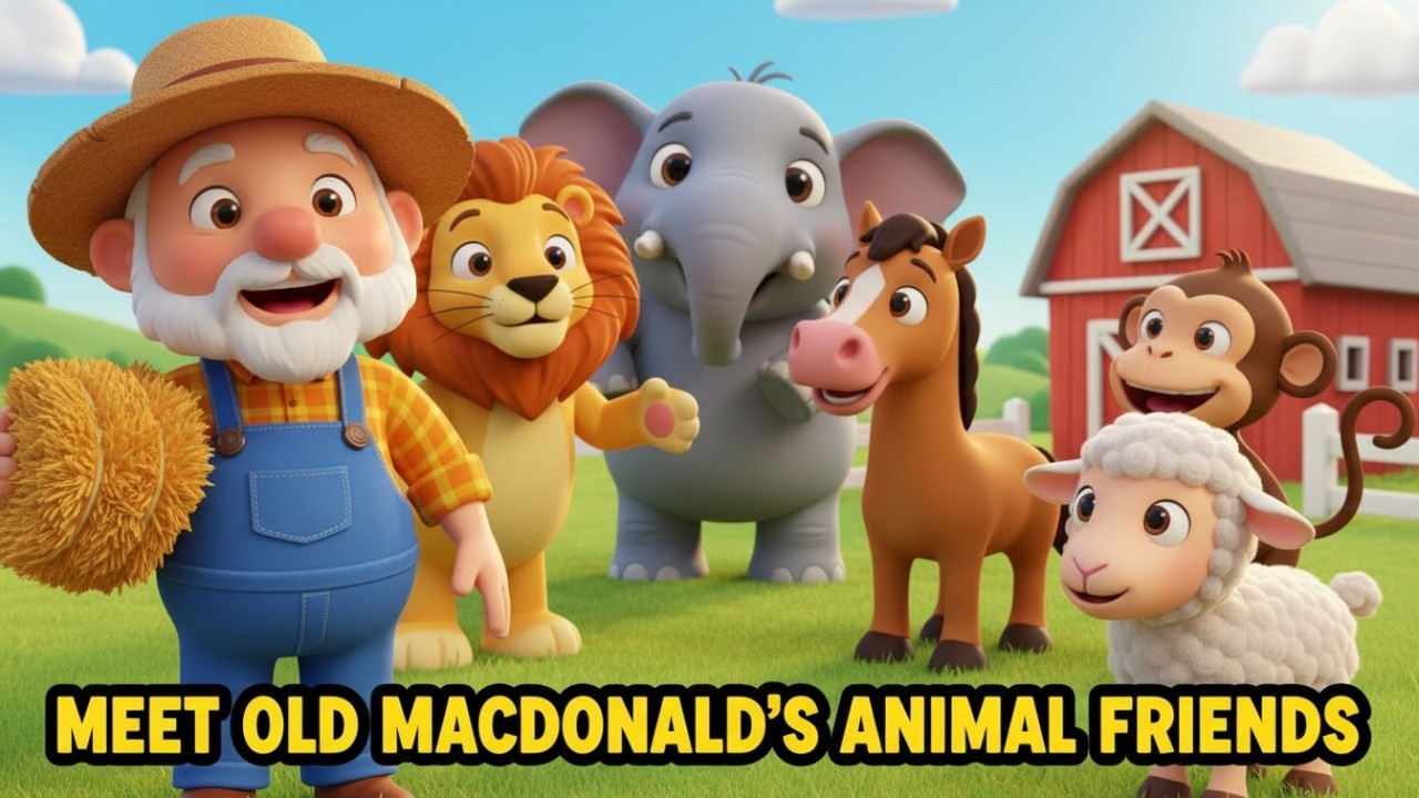Old MacDonald's Farm + Old MacDonald's with Zoo Animal | Nursery Rhymes ...