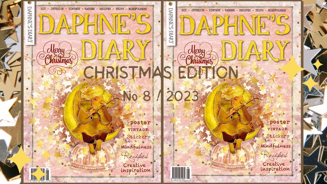 Daphne's Diary Flip Through Christmas Edition no 8 2023 - YouTube