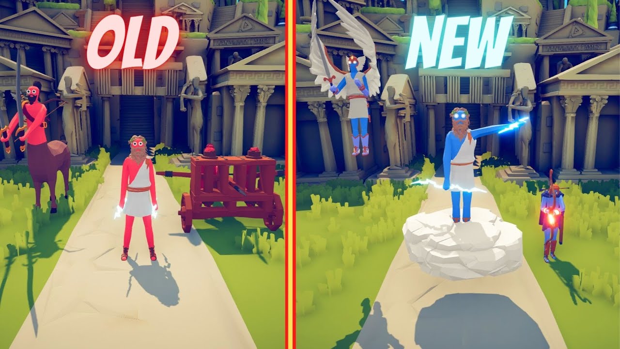 OLD ANCIENT TEAM vs NEW ANCIET TEAM - Totally Accurate Battle Simulator ...