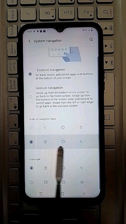Vivo T2x Back + Home Button Change Navigation Setting - YouTube