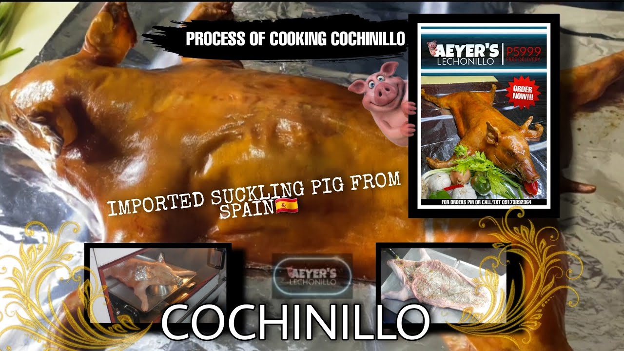 STEPS OF COOKING COCHINILLO | OVEN 3-4 HOURS | SUCKLING PIG FROM SPAIN ...