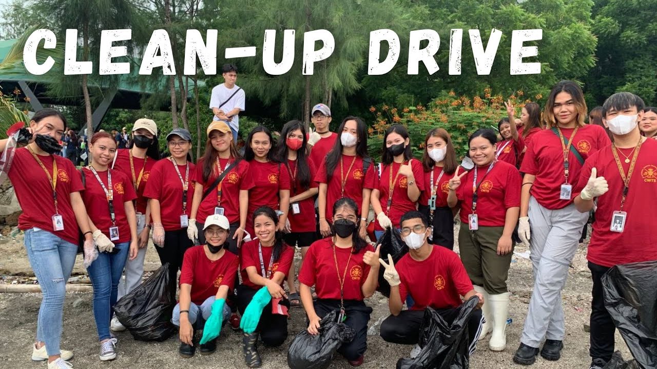 Clean-up Drive Vlog || community service, showered in the rain - YouTube
