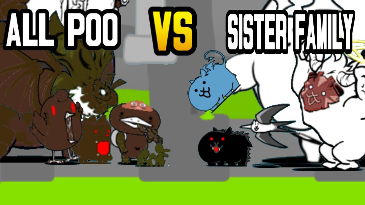 ALL POO VS SISTER FAMILY - YouTube