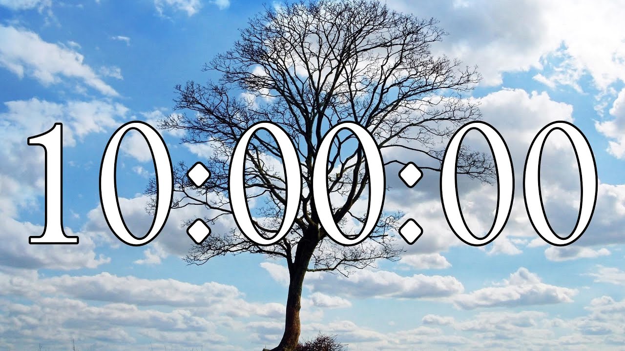 10 Hour Timer | 600 Minute Timer | Earth Day | NO Music - YouTube