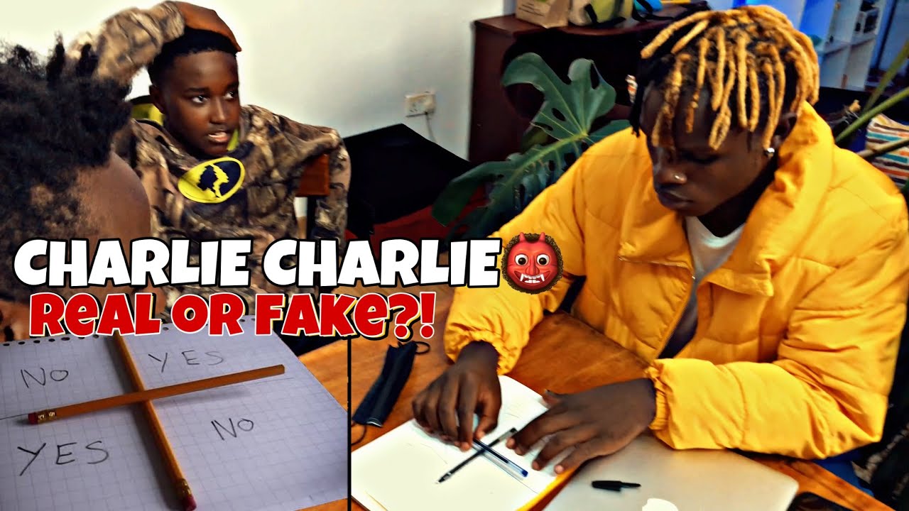 Trying the “CHARLIE CHARLIE” Scary Game !! (Dont Dare!!!) - YouTube