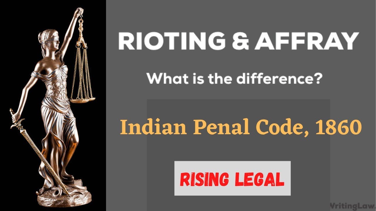 Difference between Riot & Affray - YouTube