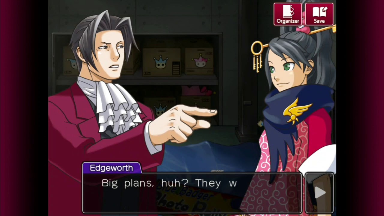 Ace attorney miles edgeworth investigations ep 13 shi long lang - YouTube