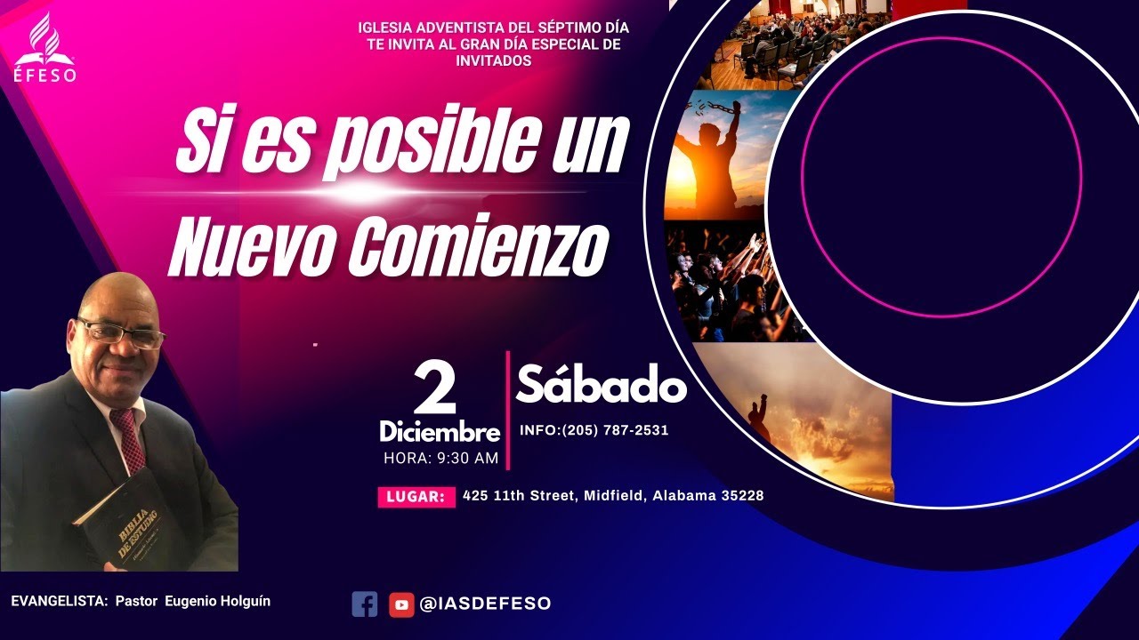 Si Es Posible Un Nuevo Comienzo - Pr. Eugenio Hoguín - 2 Diciembre 2023 ...