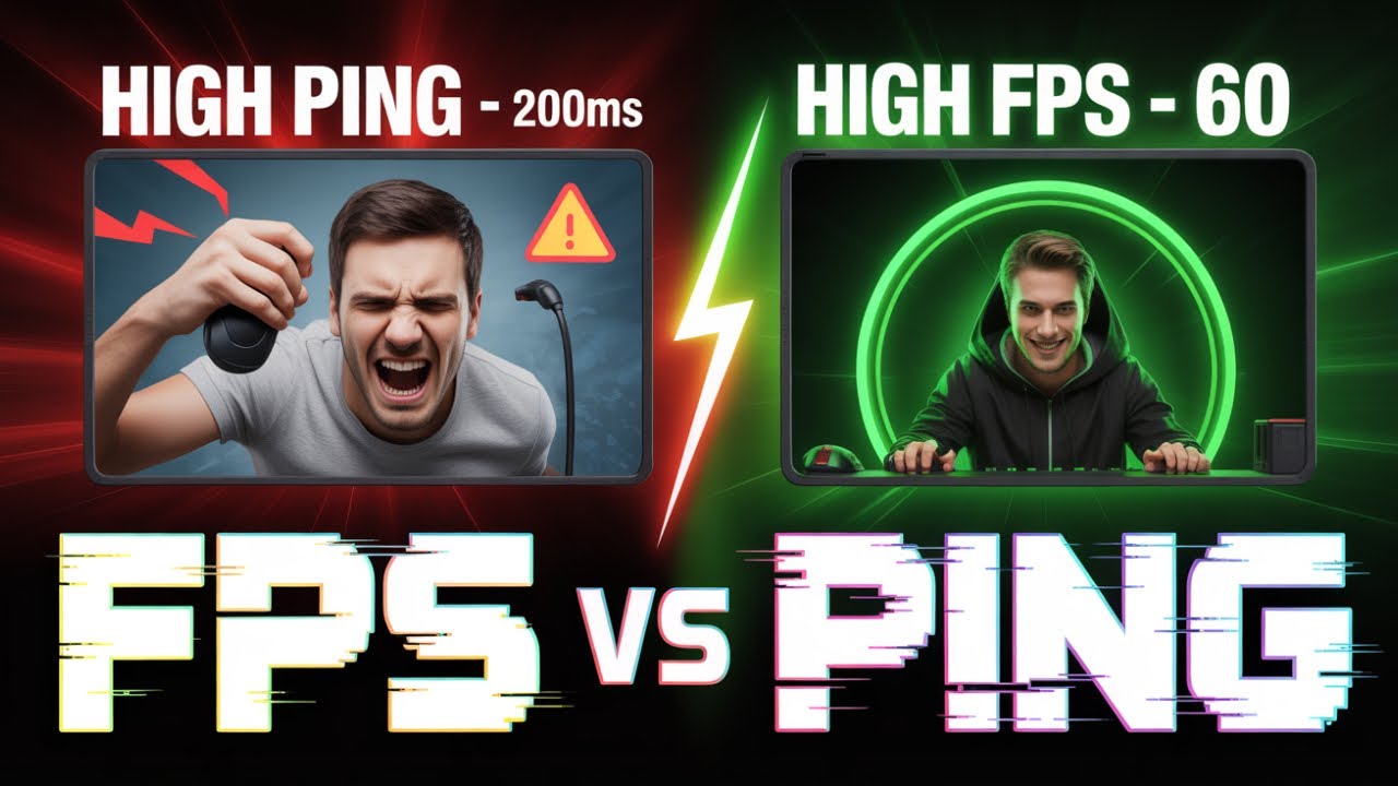 FPS vs PING – Why Your Game Is Lagging & How to Fix It FAST ! - YouTube