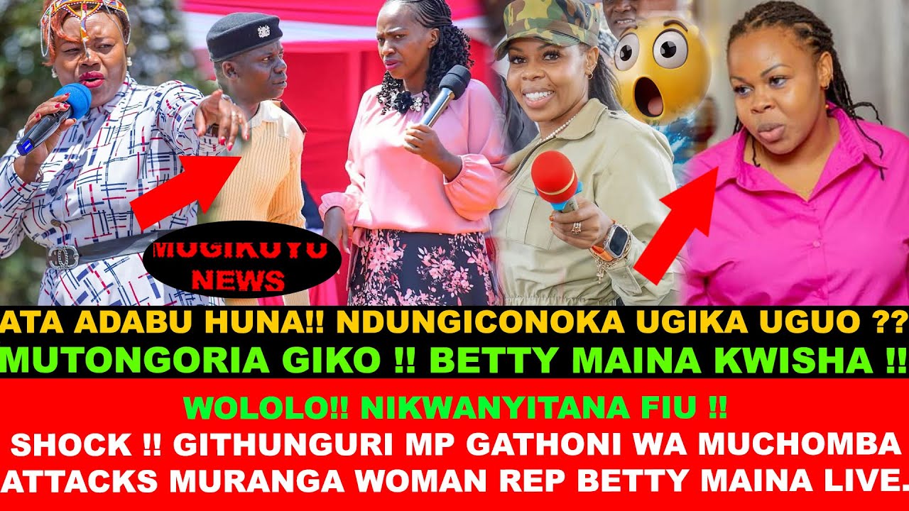 WHAT A SHAME. KIONGOZI HANA ADABU!! GITHUNGURI MP GATHONI MUCHOMBA ON ...