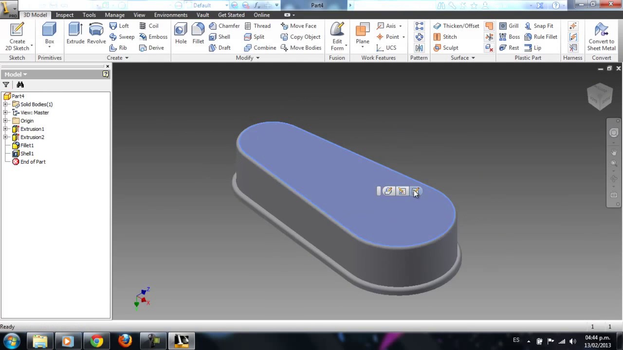 Guarda de Protección en Autodesk Inventor - YouTube