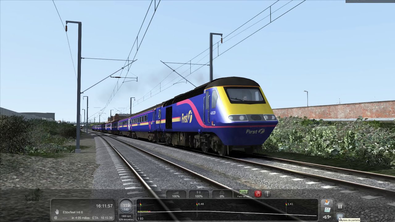 Test Velocidad HST 125 Railworks Train Simulator - YouTube