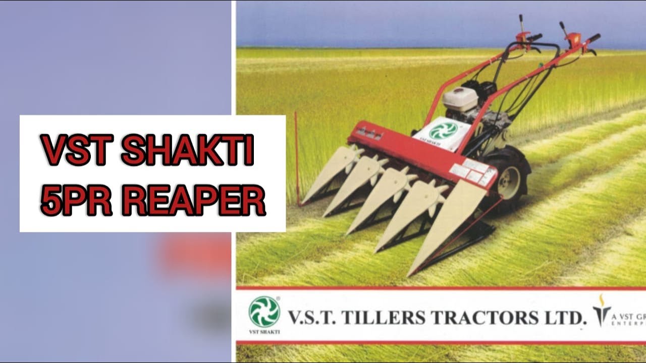 VST SHAKTI REAPER (5PR)| Multi Crop Reaper Machine - YouTube