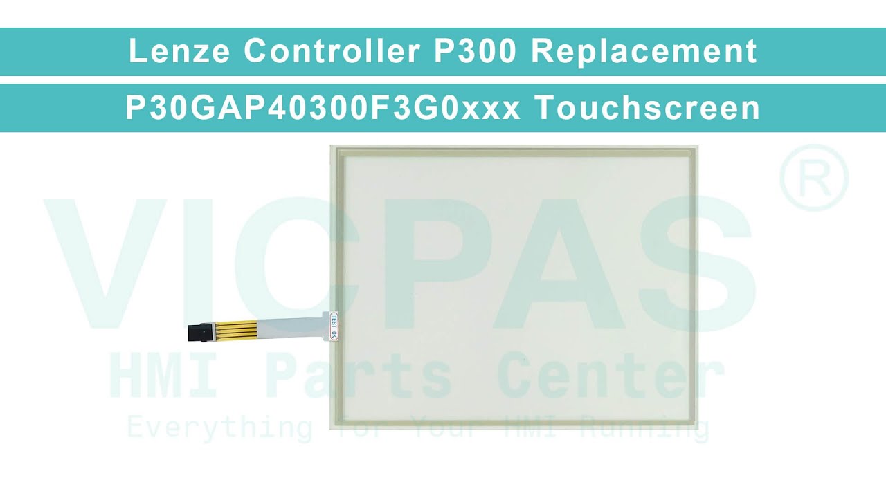 LENZE P30GAP40300F3G0xxx Touch Panel Replacement Repair - YouTube