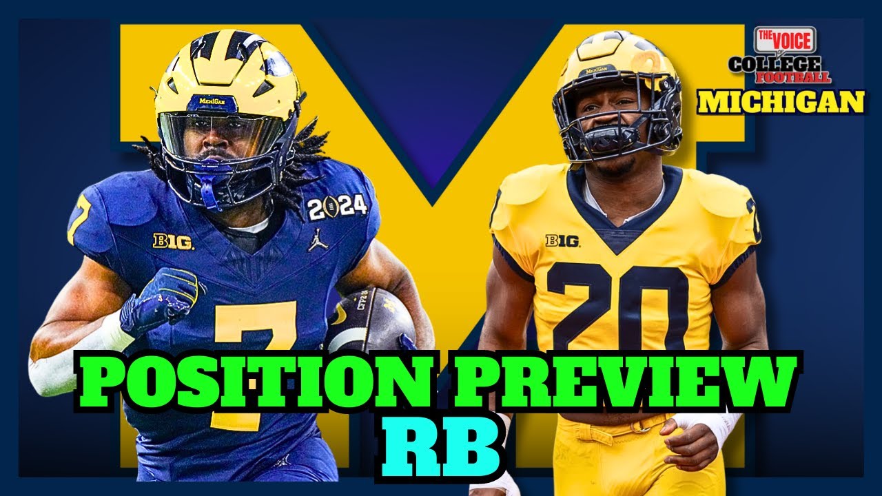 Michigan Position PREVIEW - Running Backs - YouTube