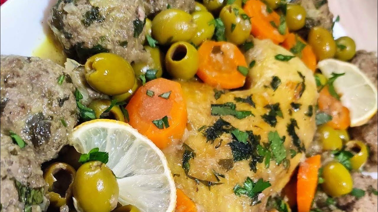 un savoureux Tajine zitoune delà cuisine Algérienne ️😋 - YouTube