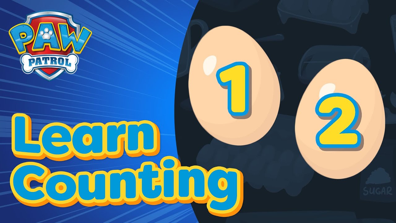 Learn How To Count with PAW Patrol | Learning Videos for Toddlers ...